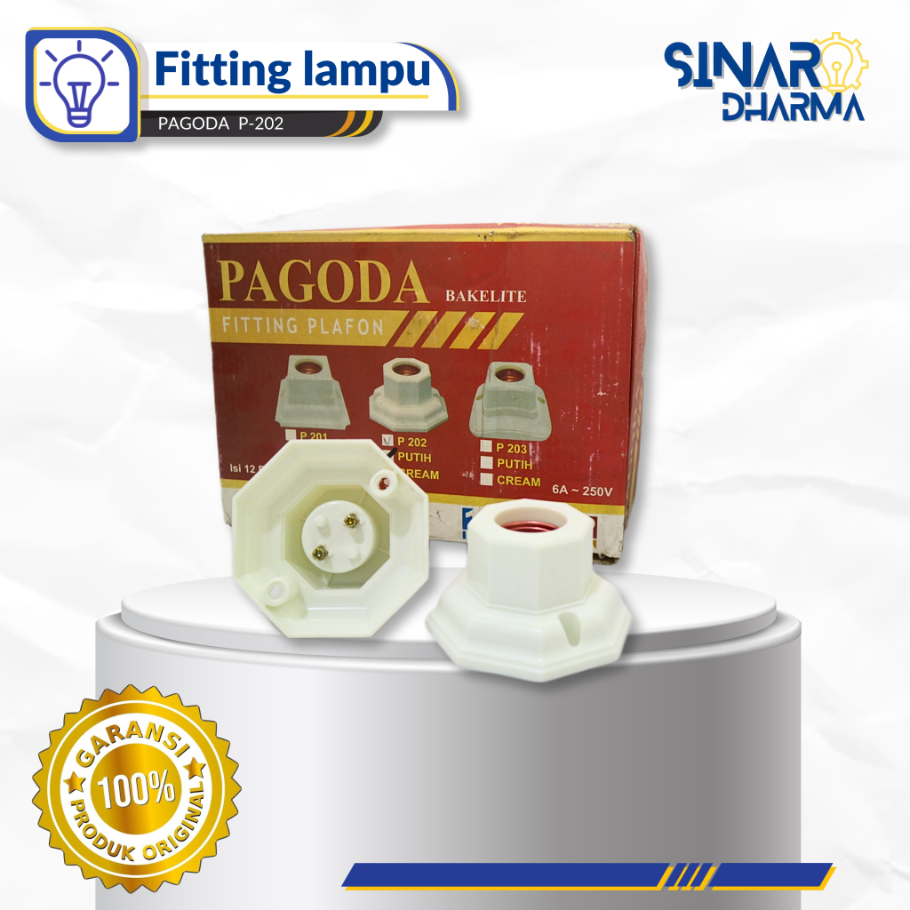 Fitting Plafon Pagoda P-202 - Sinar Dharma